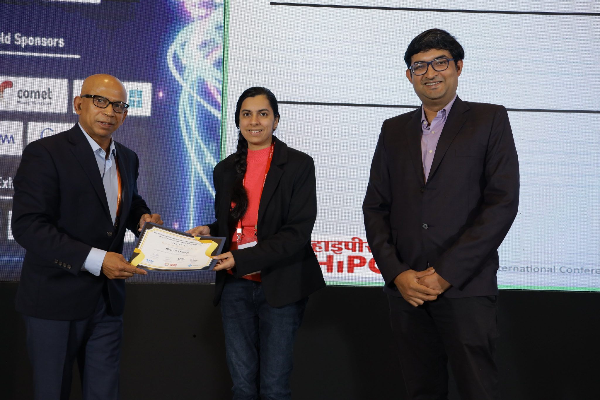 Best Poster Awards at IEEE HiPC conference 2022: Department of ...