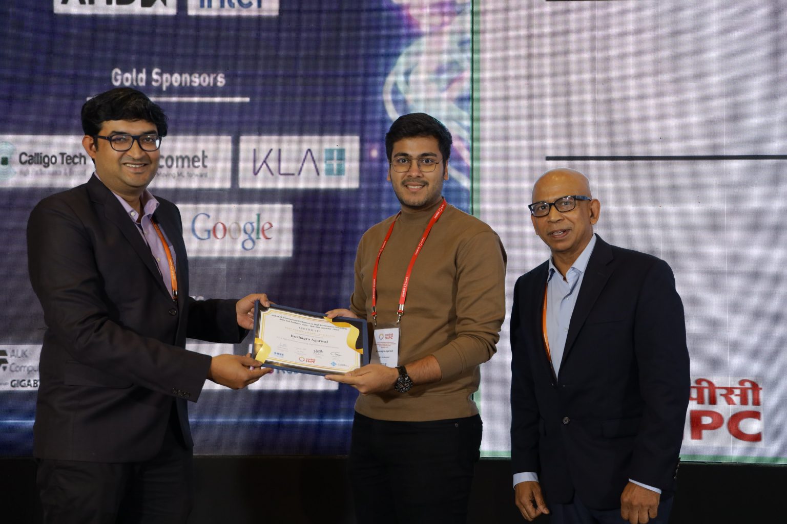 Best Poster Awards at IEEE HiPC conference 2022: Department of ...